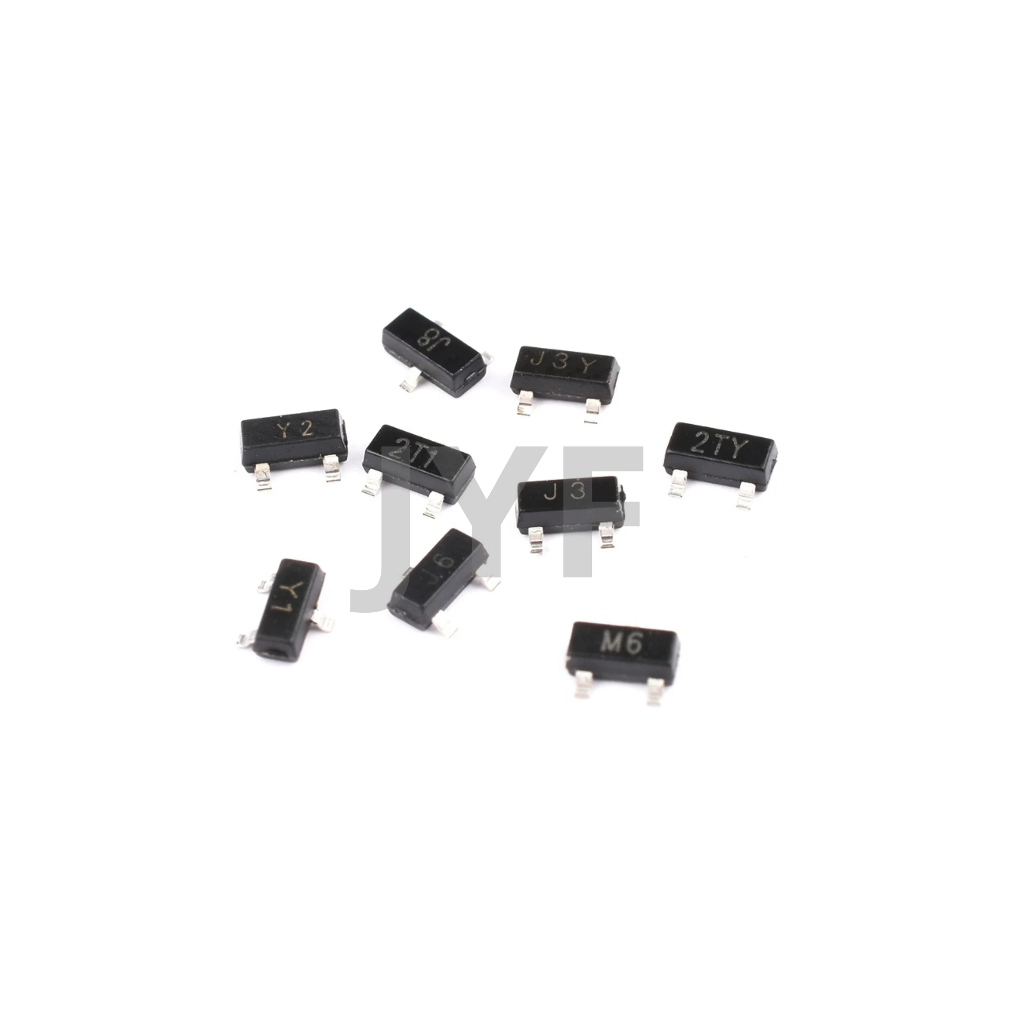 Transistor SOT-23 J3Y 2TY Y1 Y2 M6 J8 1AM S8050 SS8050 8550 S9012 9013 ...