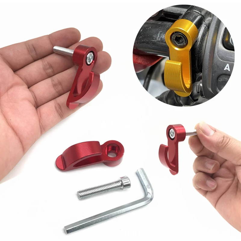 Universal-Aluminium-Alloy-Motorcycle-Single-Hole-Hook-Helmet-Bag-Carry ...