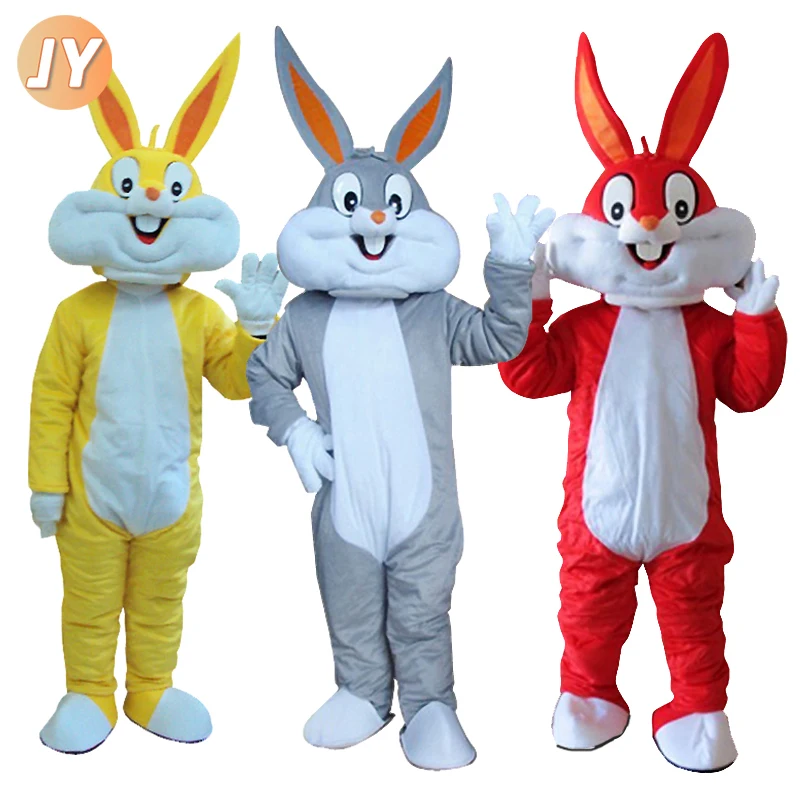 Easter Bunny Rabbit Mascot Cosplay Costume Cartoon Doll Animation ...