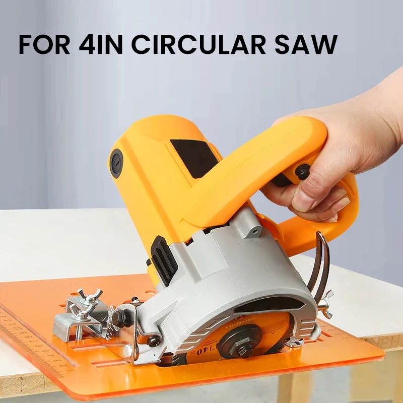 Circular saw guide 45 degree cut store