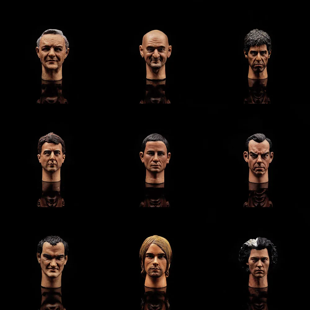 1-6-Men-Solider-Head-Sculpt-Hannibal-Agent-Daniel-Western-Movie-Stars ...