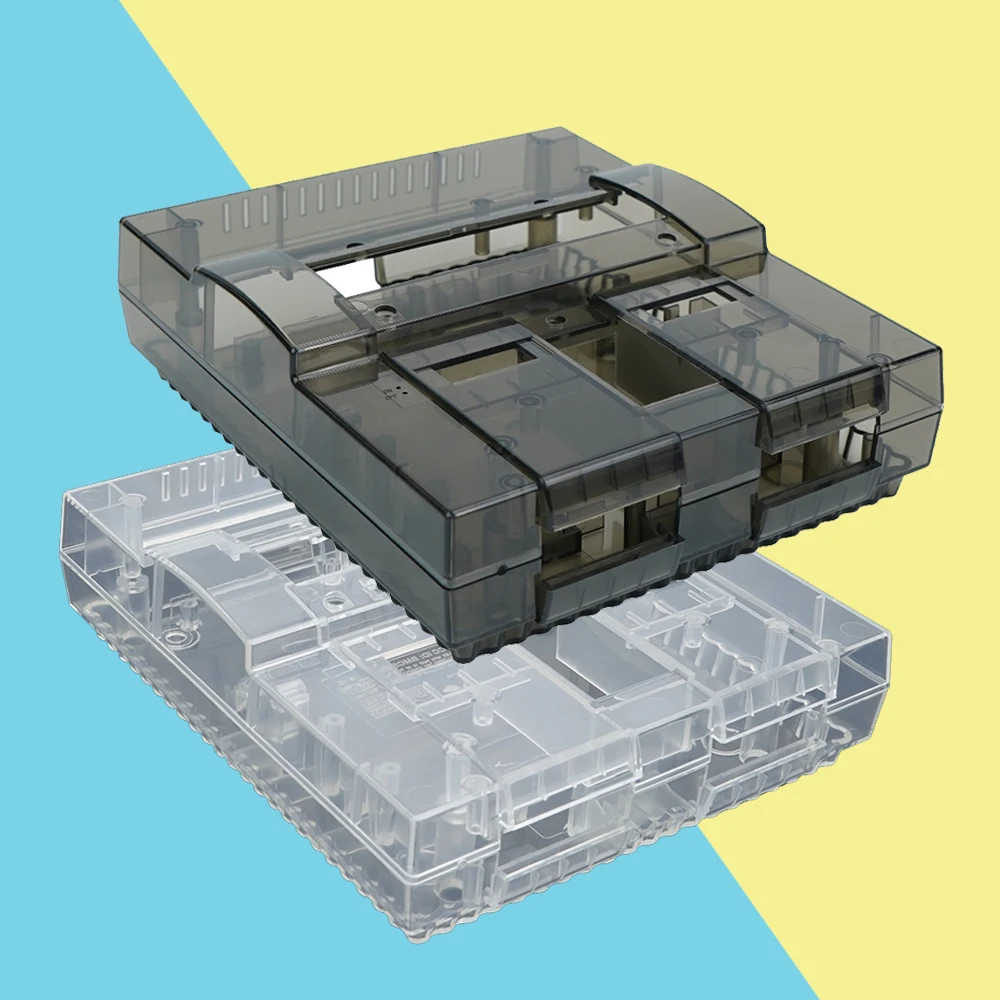 Bitfunx Replacement Transparent Case Shell for Nintendo SNES (SNS-001 ...