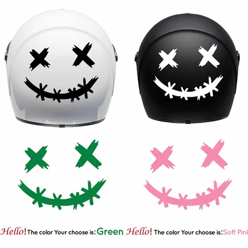 Car-Sticker-Demon-Smiling-Face-Stickers-Motorcycle-Helmet-Stickers ...