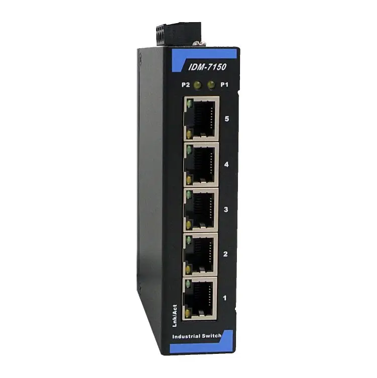 Idm-7150 5-Ports 10/100M Ipari Ethernet Kapcsoló – FIXO.hu