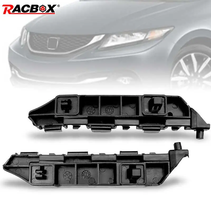 2PCS Bumper Bracket Front Beam Mount Support For Honda Civic Sedan 4 ...