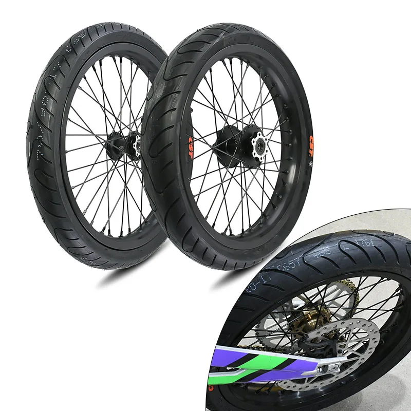 Motorcycles 17 Inch Wheels for Surron Light Bee Supermoto Wheel Kit On ...