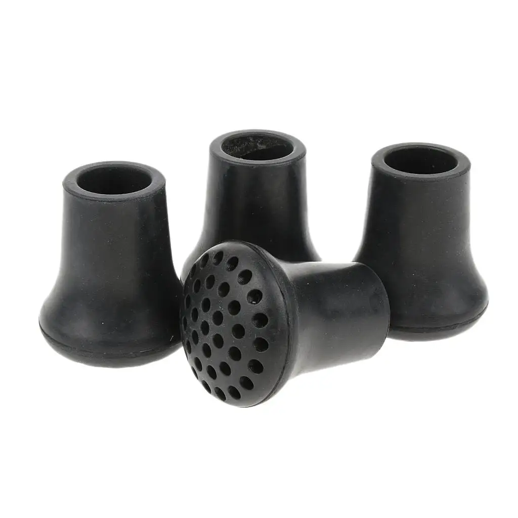 4x-Rubber-Tip-End-Trekking-Pole-Hiking-Stick-Cover-Pad-for-Outdoor ...