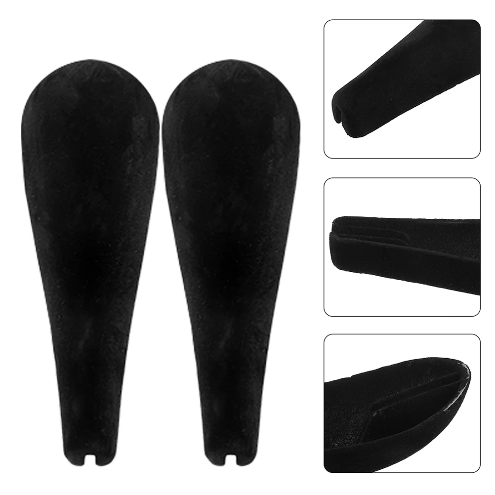 24-Pcs-Flocked-Hanger-Shoulder-Rest-Clothes-Forms-Supplies-Hangers-Non ...