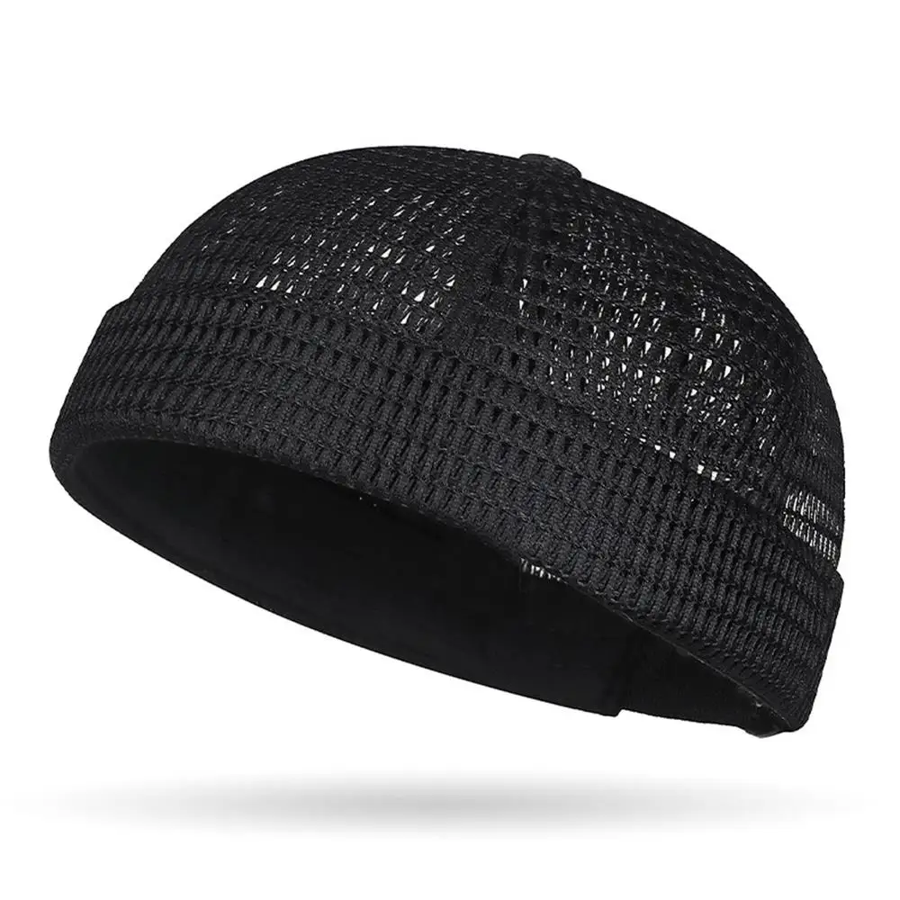 New Mesh Breathable Brimless Melon Skin Hat Summer Ultra-Light ...