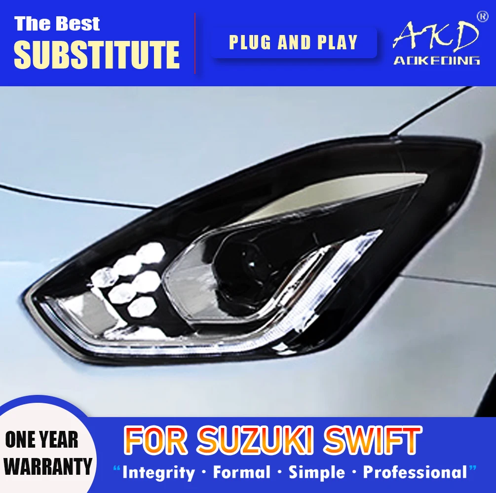 AKD-Head-Lamp-for-Suzuki-Swift-LED-Headlight-2017-2021-Headlights-Swift ...