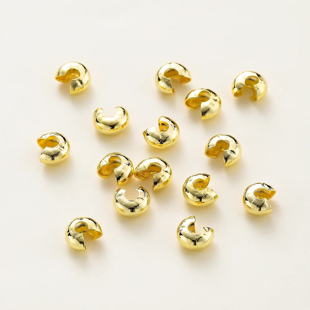 3mm-4mm-5mm-14k-18K-Gold-Plated-Open-Crimp-Beads-Covers-Crimp-End-Beads ...