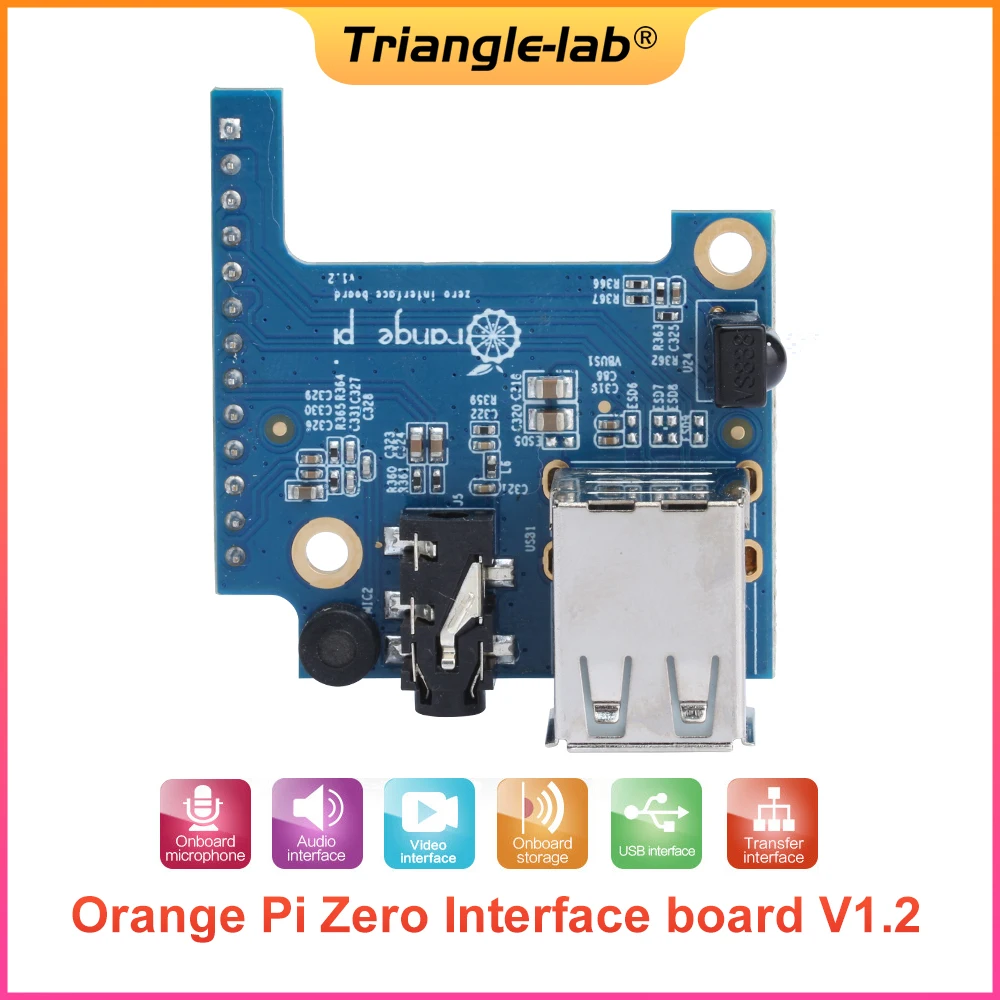 Trianglelab-orange Pi Zero Kit 1g Wifi Executar Klipper Firmware Octoprint Mainsail Ui Fluido ...