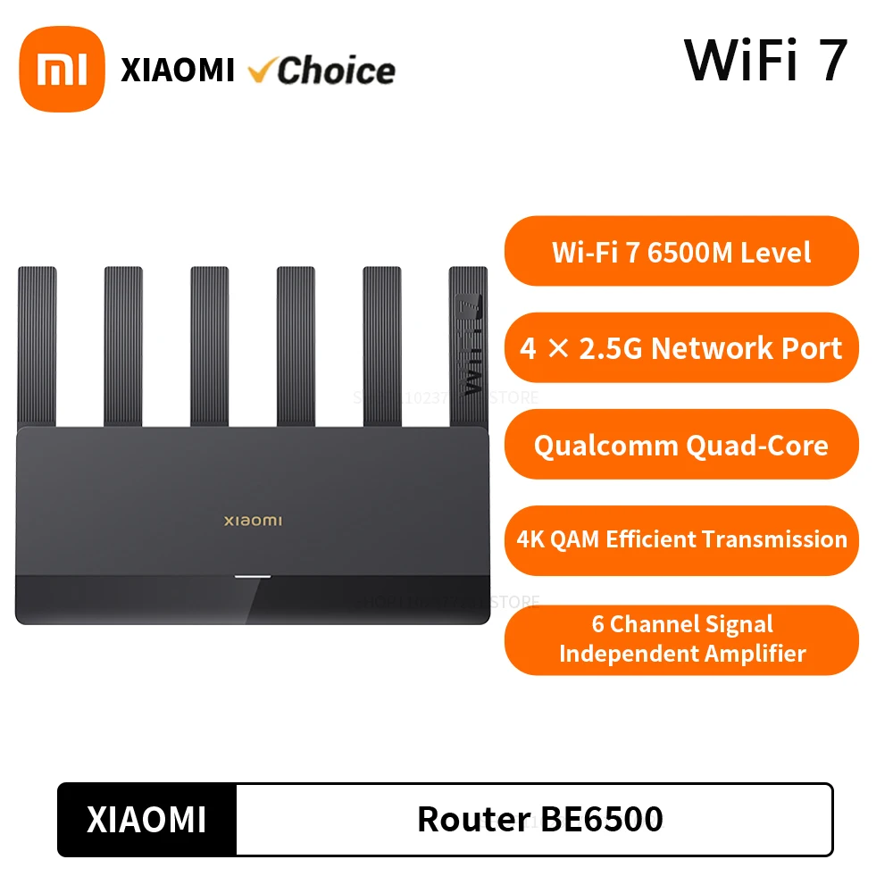 Xiaomi-Router-BE6500-Quad-Nucleus-Wifi7-6500Mbps-2-5G-Ethernet-Port ...
