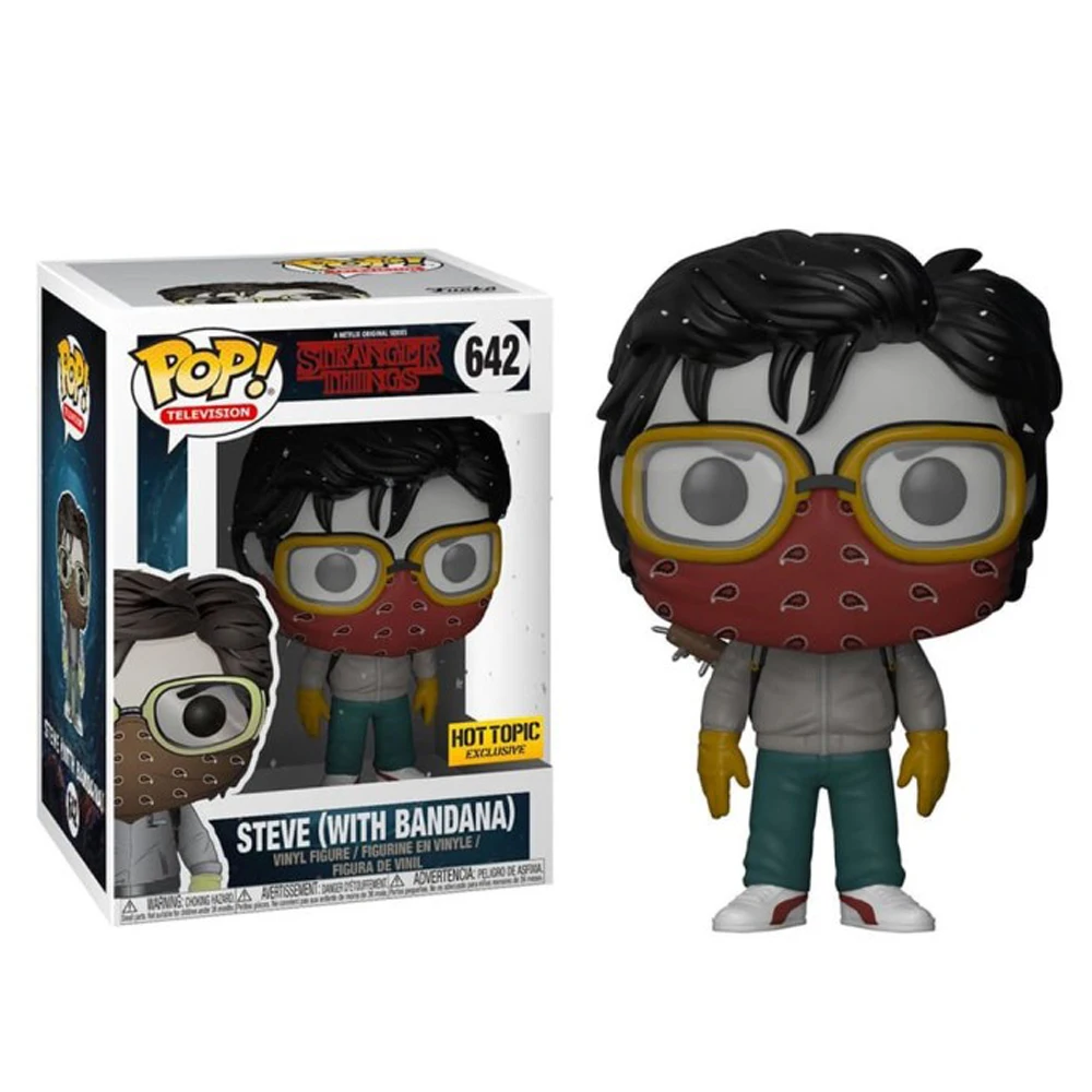 Funko pop Steve#475#638 Max#1243 Eddie#1250 Hopper#1253 Eveven#826#421 Figura de vinilo Muñeca ...