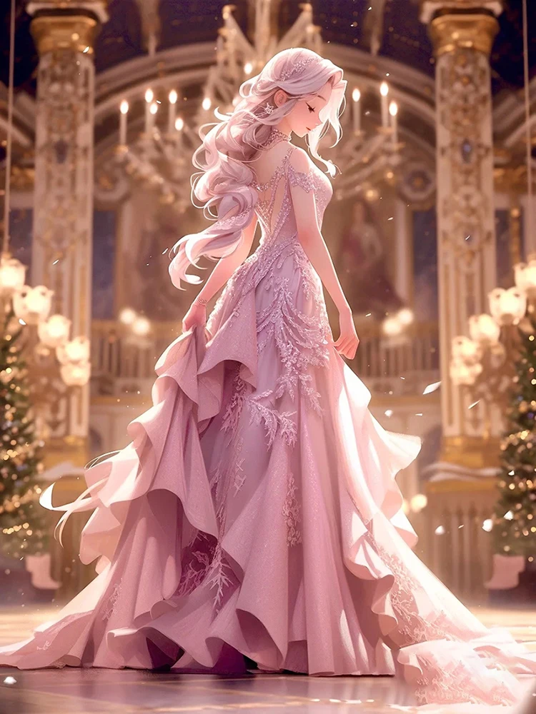 5D-DIY-Disney-Princess-Diamond-Painting-Kit-Cartoon-Girl-Cross ...