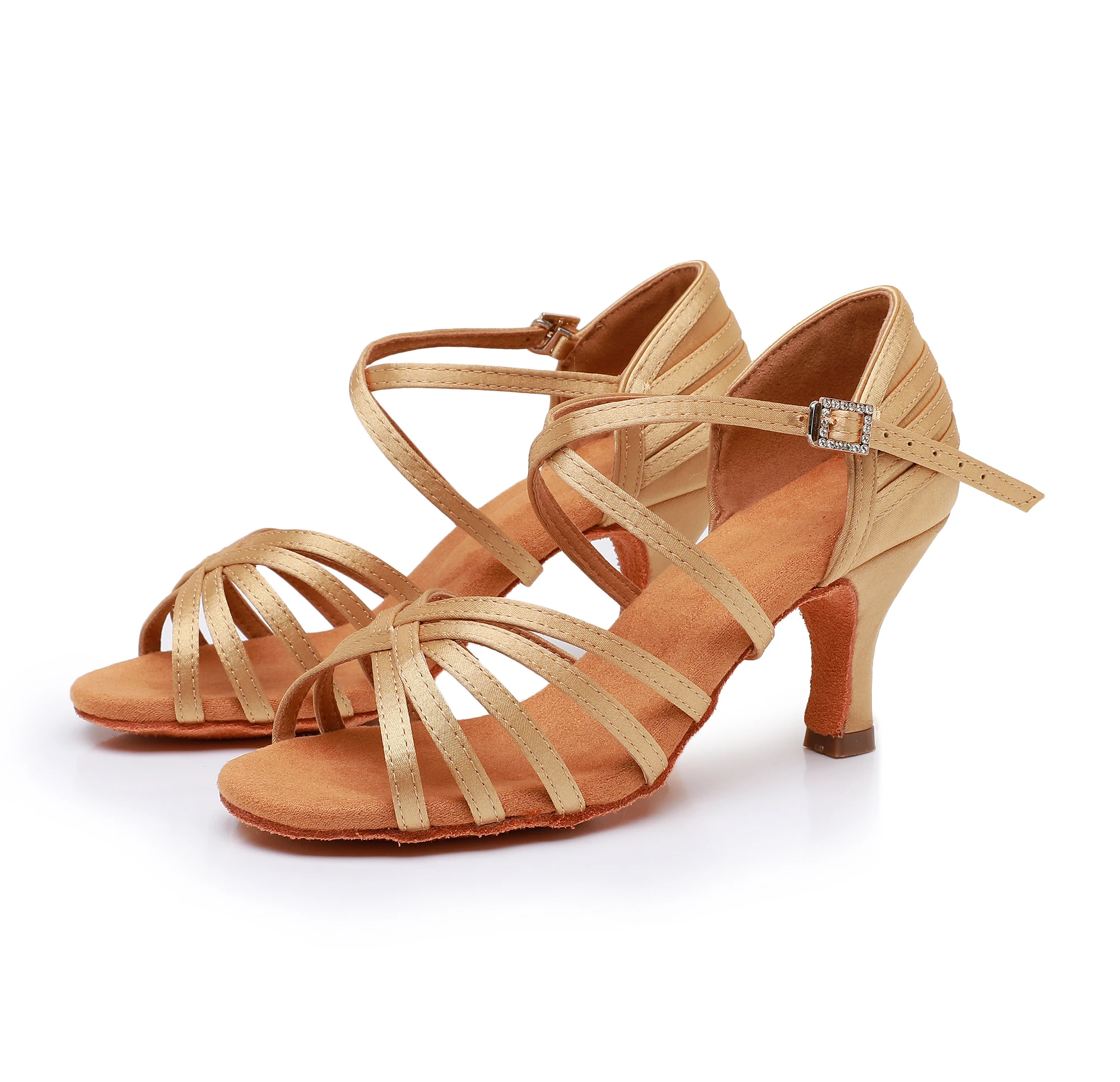 Women's Summer Latin Dance Shoes Sandals Ballroom Salsa Tango Dancing ...