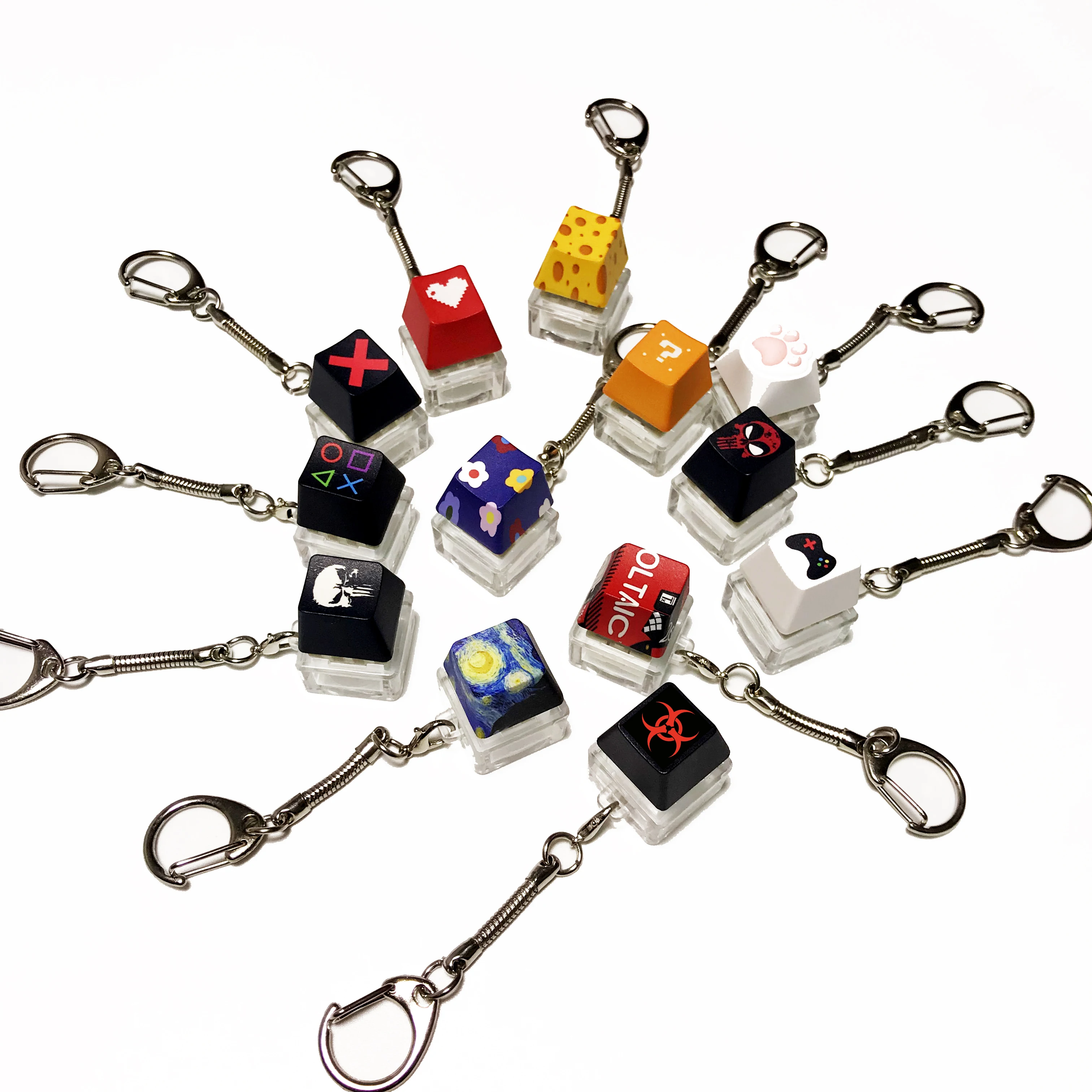 Keyboard-Key-Toy-Party-Stress-Relief-DIY-Fidget-Button-Keycap-Fidget ...