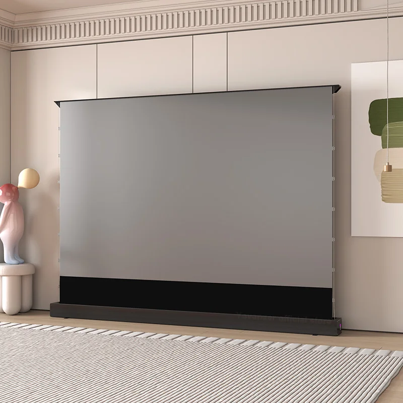 HOT 120 Inch ALR Motorized Floor Rising Projection Screen Electric Tab ...