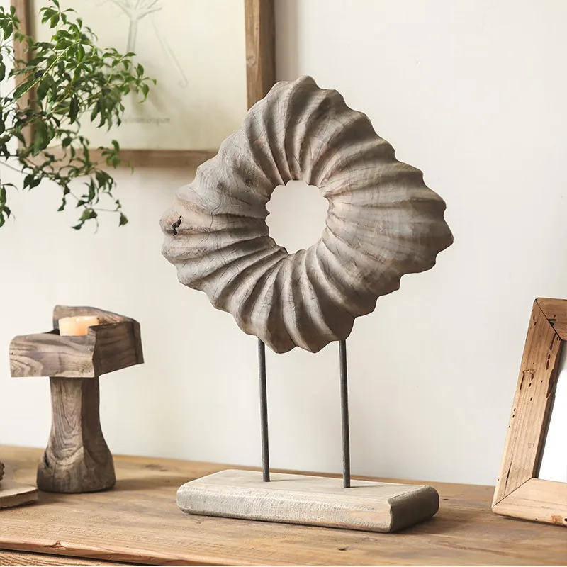 Wabi-sabi-Handcrafted-Irregular-Log-Decor-Art-Home-Entryway-Accent ...