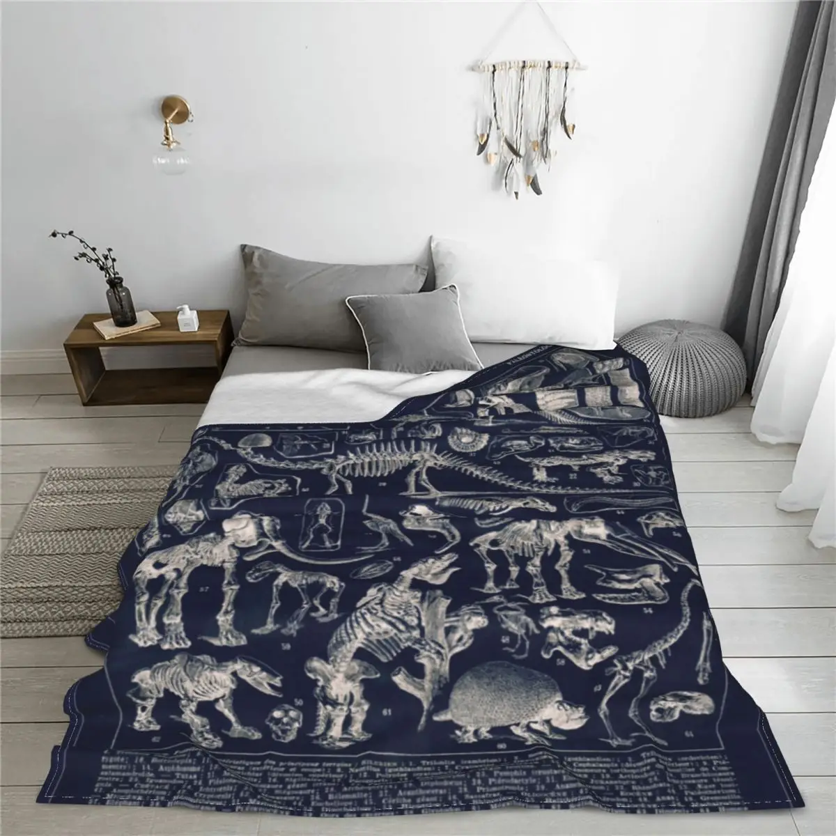 Adolphe Millot Paleontologie Paleontology Vintage French Wool Blanket ...
