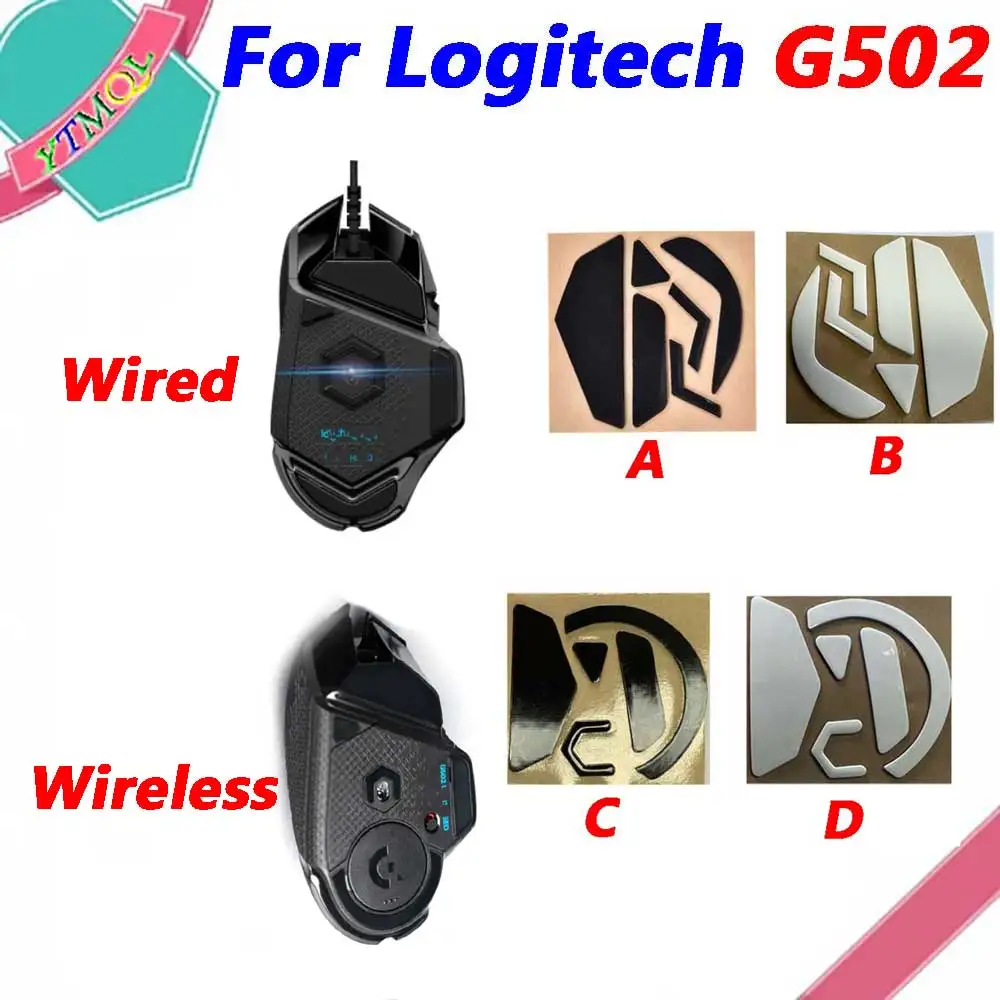 Juego-de-almohadillas-de-patines-para-Logitech-G502-accesorios-para-rat ...