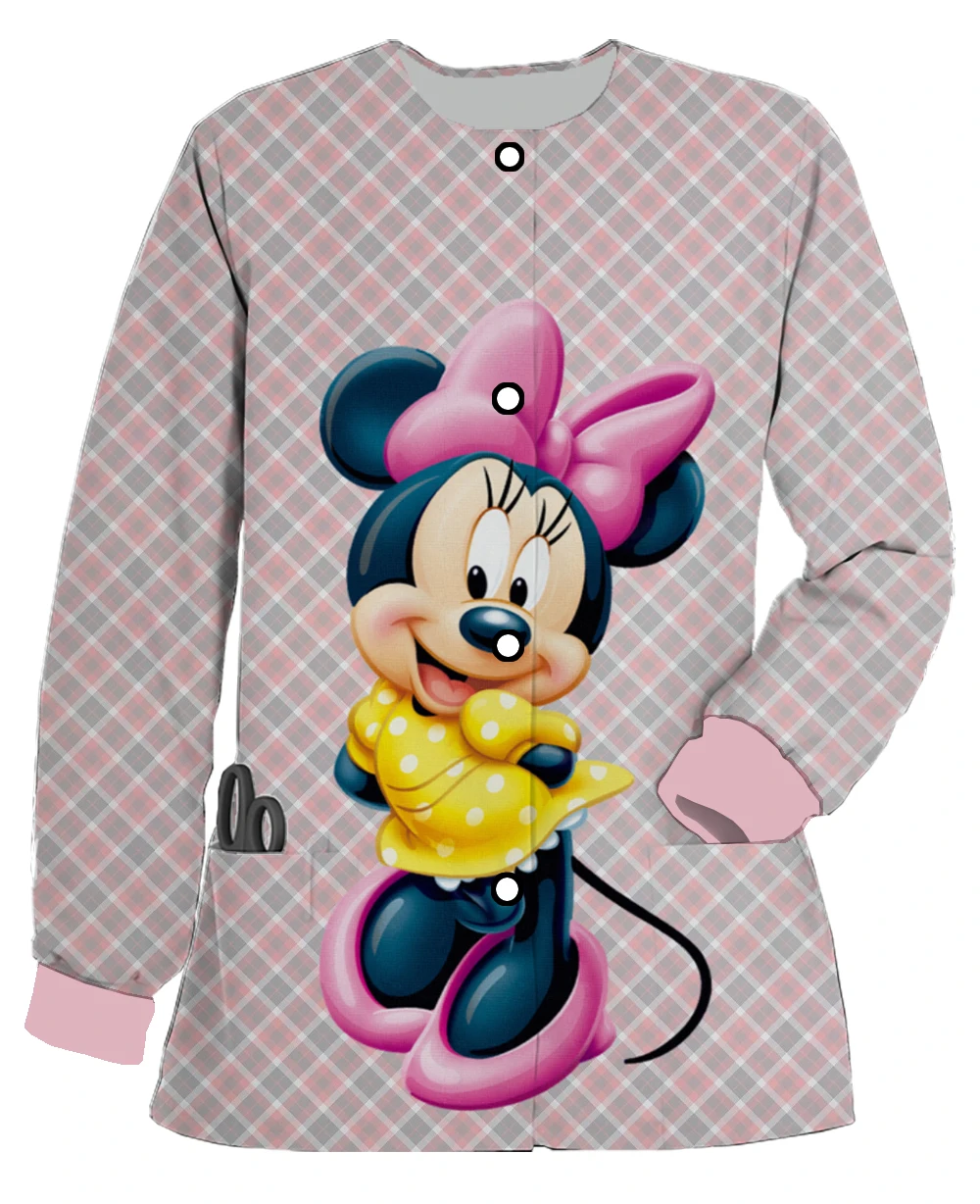Abrigo-con-estampado-de-Disney-para-enfermera-chaqueta-c-lida-con ...