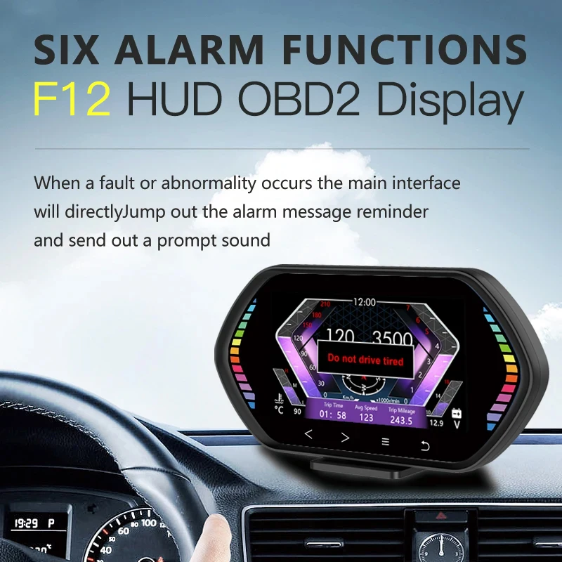 HUD-F12-OBD2-Display-Car-Accessories-GPS-Digital-Speedometer ...