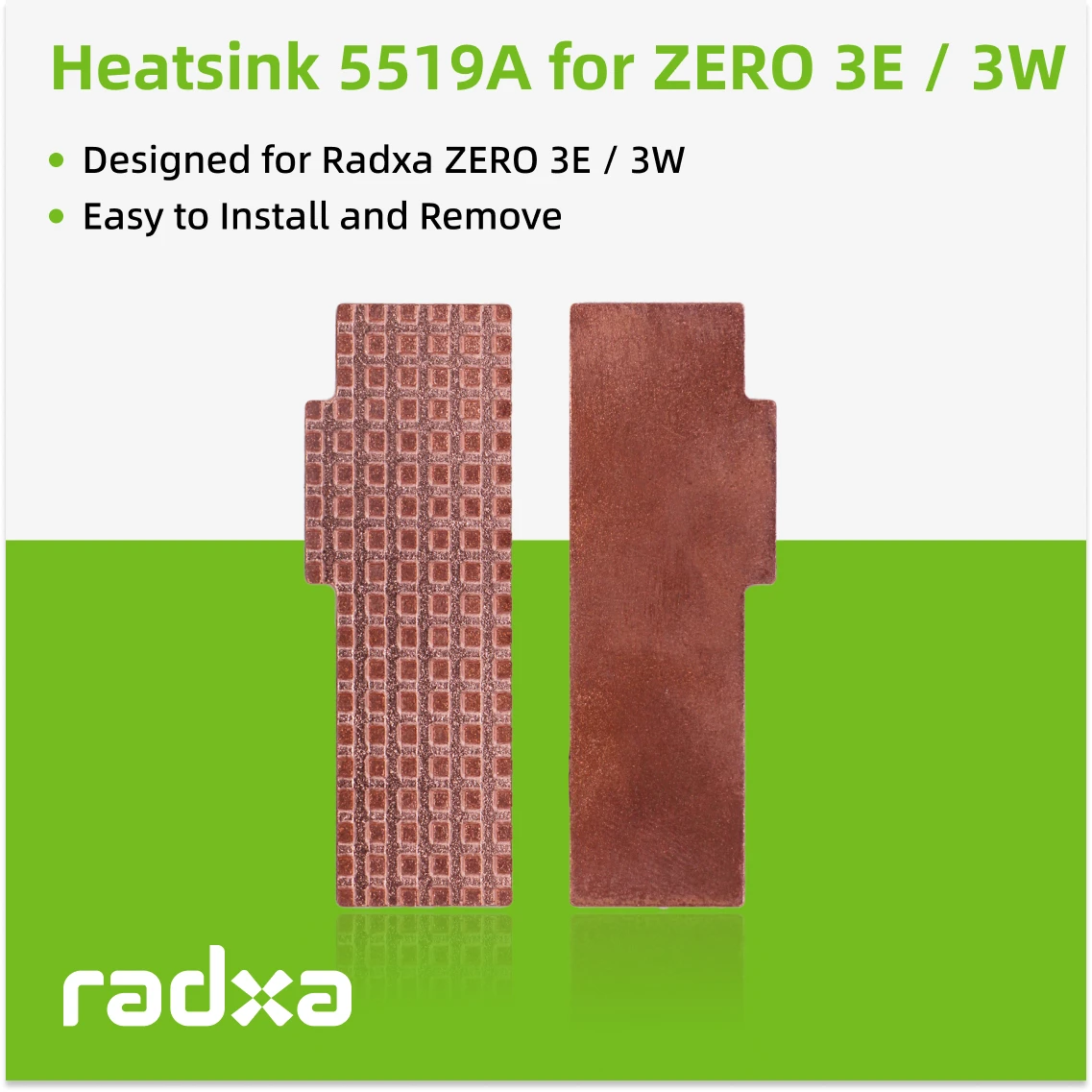 Radxa-Heatsink-5519A-Designed-for-Radxa-ZERO-3W-3E-Easy-to-Install-and ...