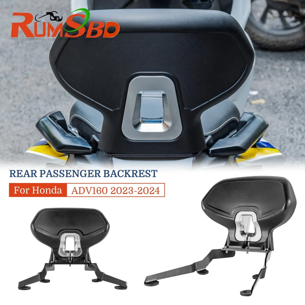ADV160-Motorcycle-Rear-Passenger-Seat-Backrest-Cushion-Back-Rest-Holder ...
