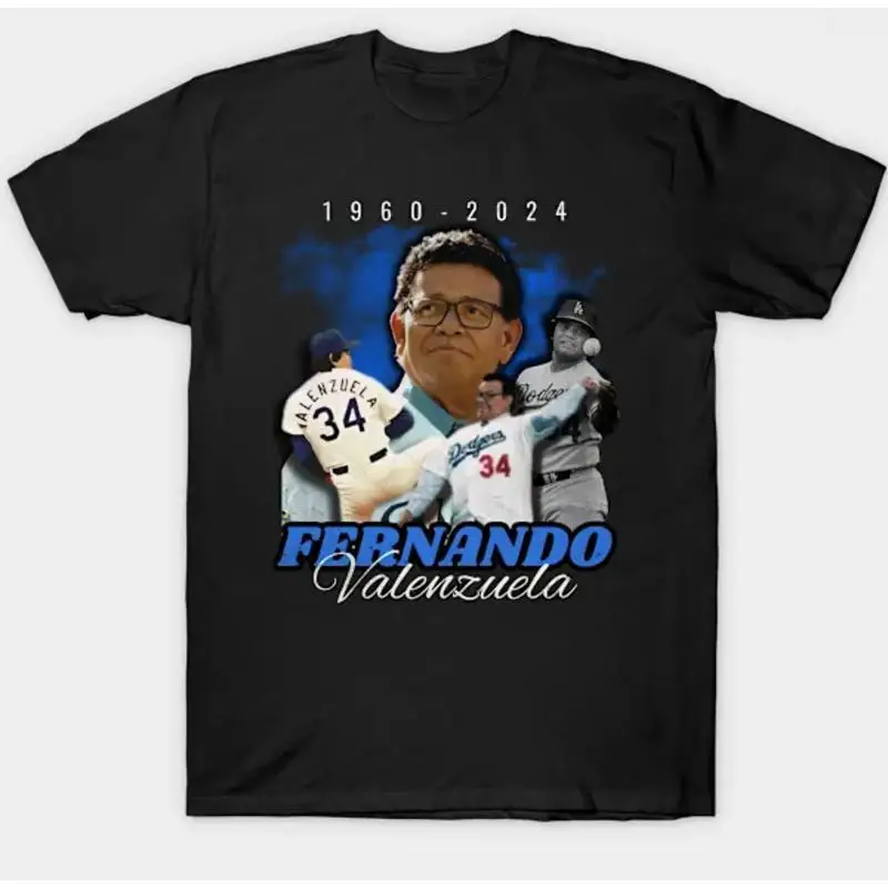 Fernando Valenzuela El Toro T Shirt Adult Small 3Xl Black Fan Art ...