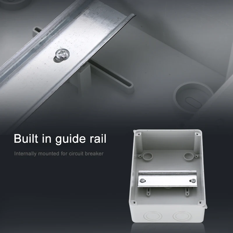 Generic 2 Way Plastic Electrical Distribution Box Waterproof Mcb Box ...
