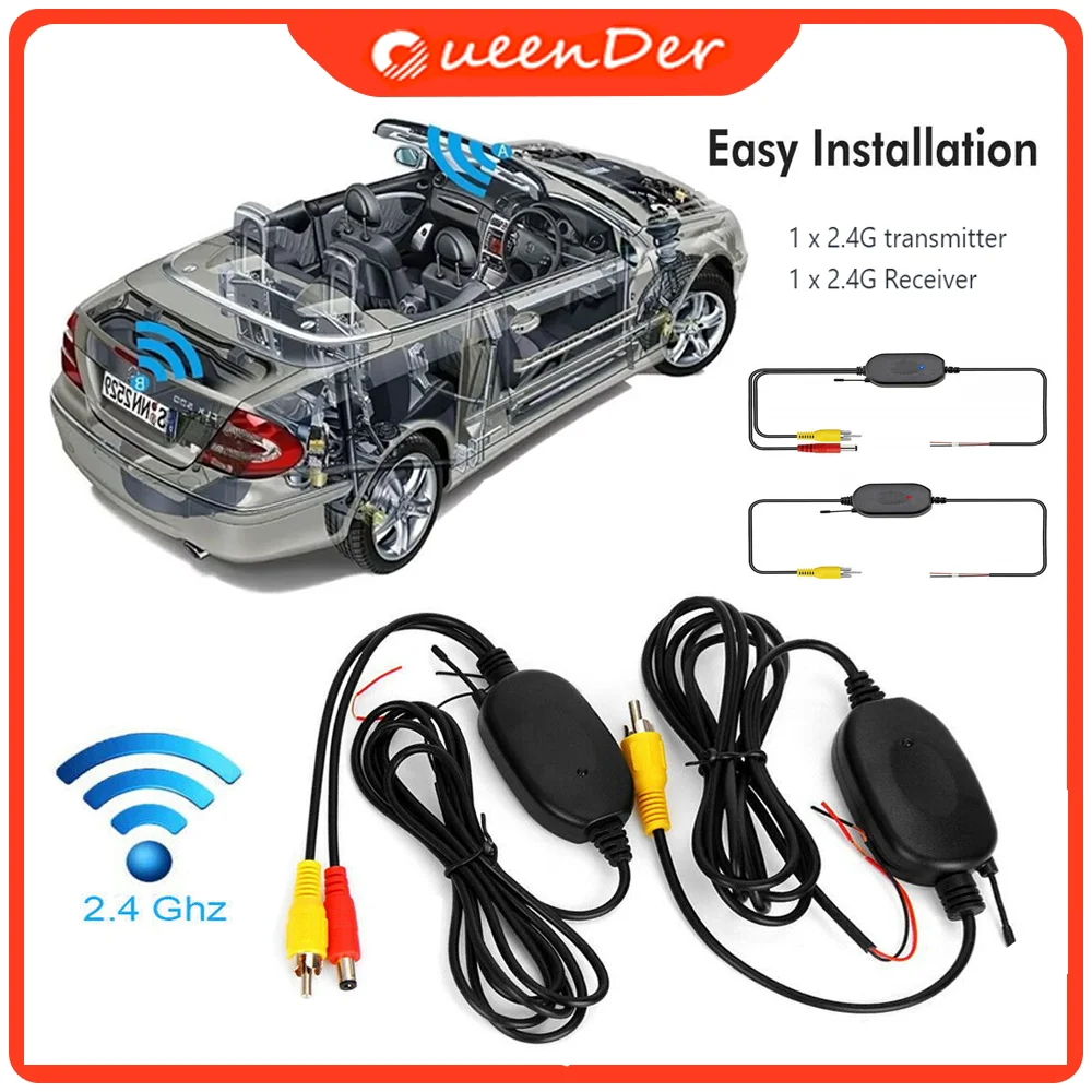 QueenDer-2-4GHZ-Wireless-Video-Transmitter-Receiver-for-Car-DVD-Monitor ...