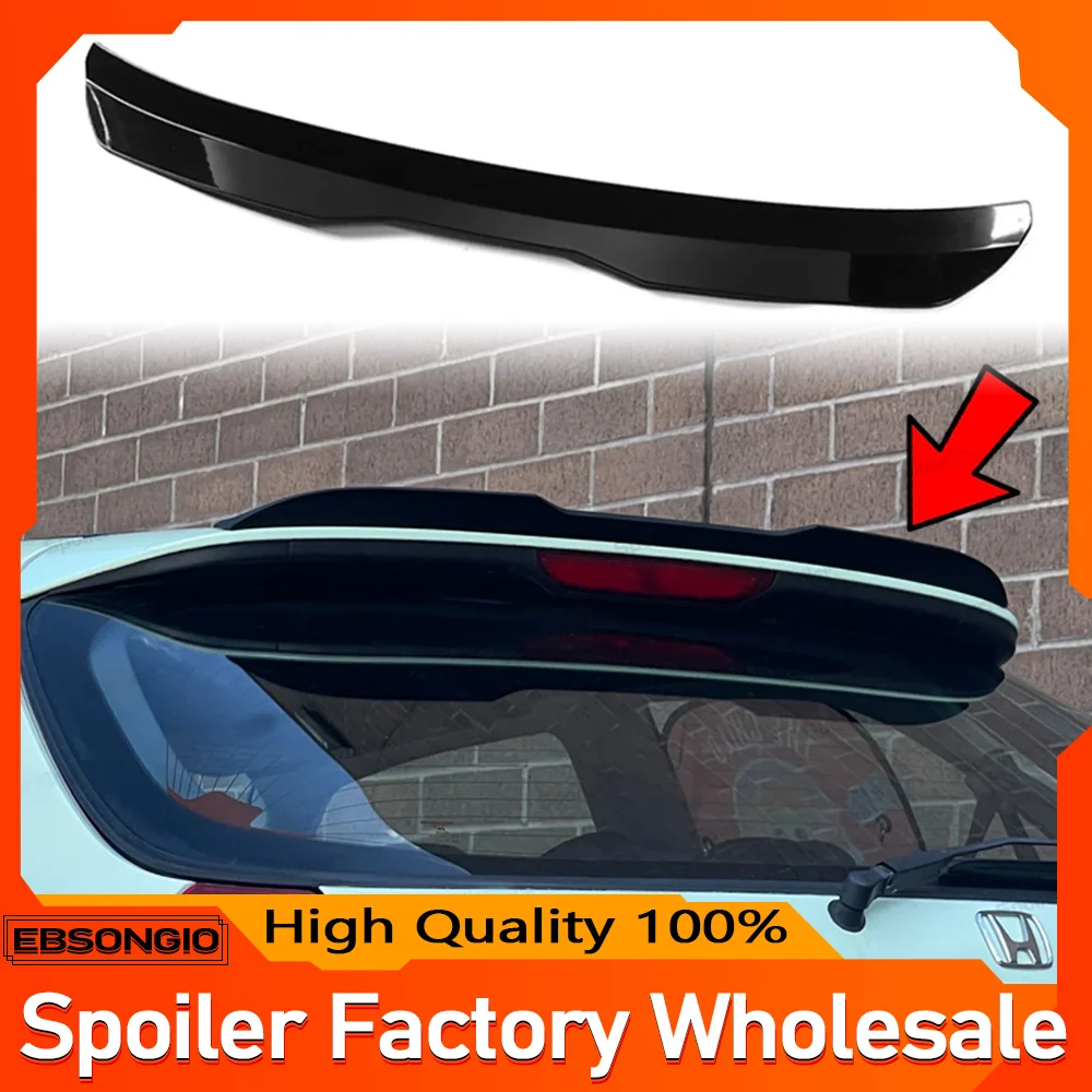 For Honda Civic EK Hatchback 1996-2000 Rear Roof Add-on Lip Spoiler ...