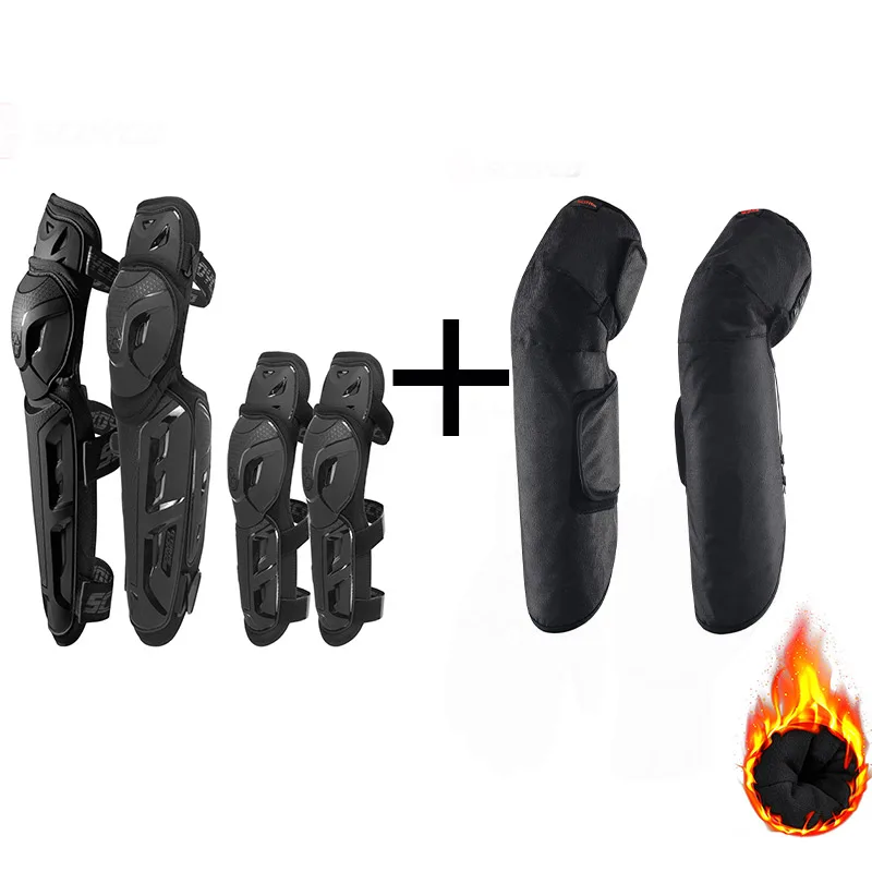 4pcs Motorcycle Elbow Knee Pads guard Protective Gear Men Protector ...