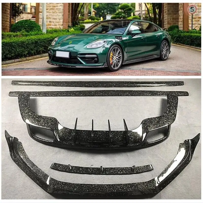 For Porsche Panamera 971 GTS Turbo 2017-2021 REAL FORGE Carbon Fiber ...
