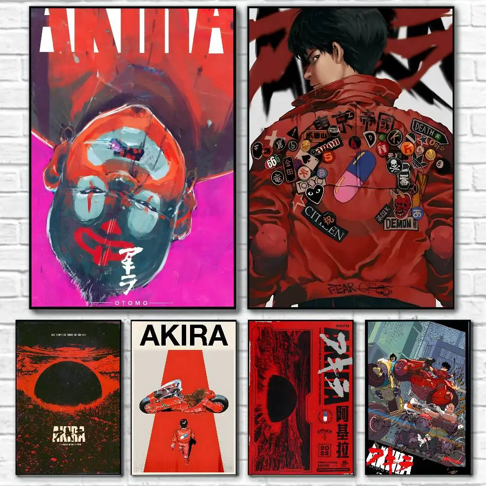 A-Akira Classic Anime Of Japan Poster Canvas painting poster with ...