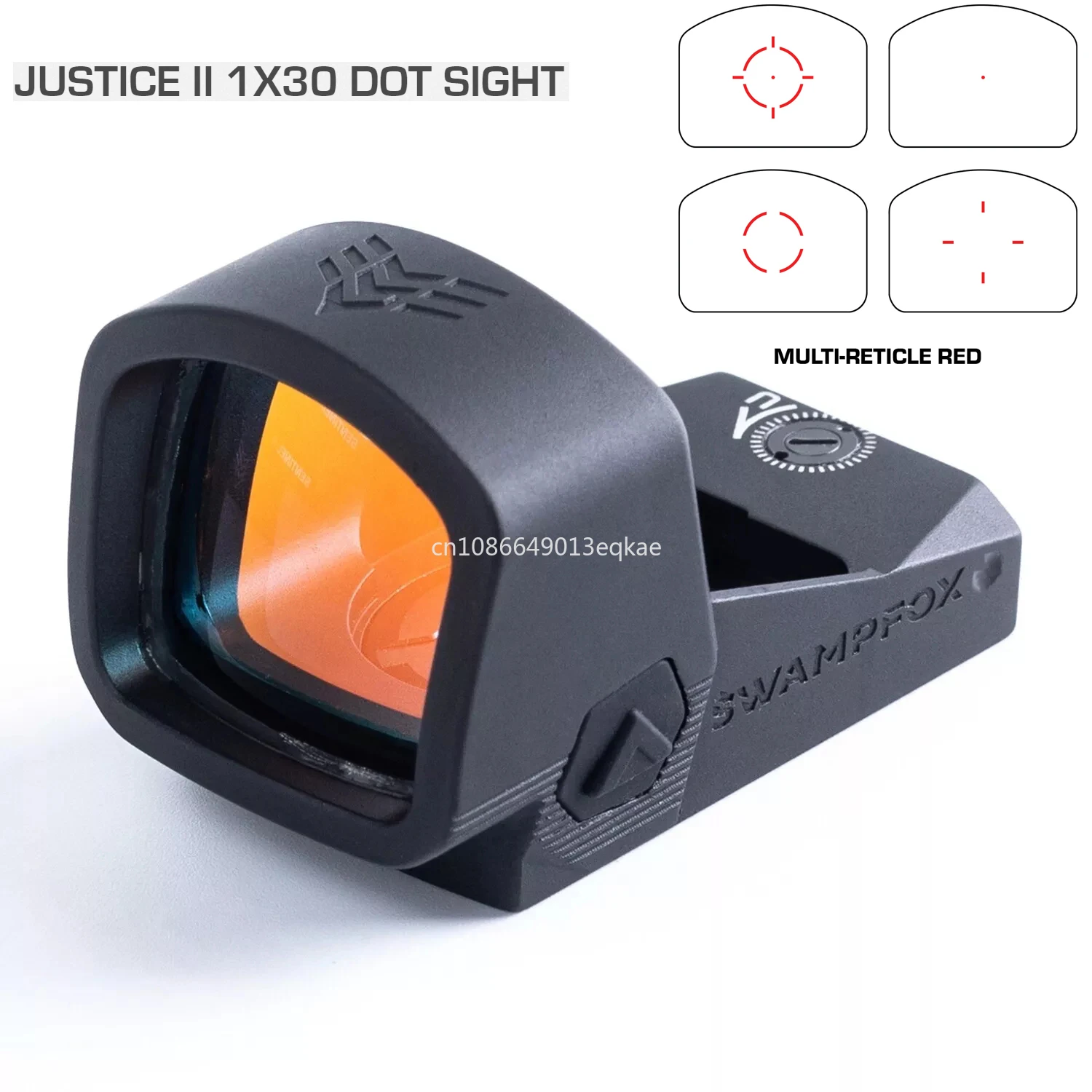 Swampfox-JUSTI-A-II-Multi-Ret-culo-Red-Dot-Sight-Pegada-RMR-Shake-N ...