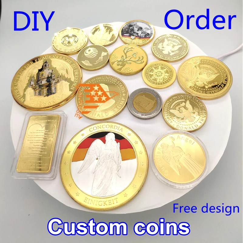 Monedas-de-metal-personalizadas-monedas-conmemorativas-brillantes ...