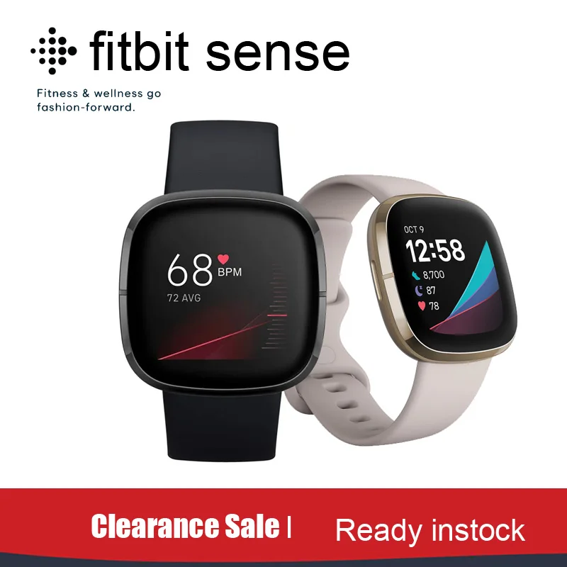 Fitbit-Sense-Advanced-Health-FB512-Fitness-Smartwatch-Sport-watch ...