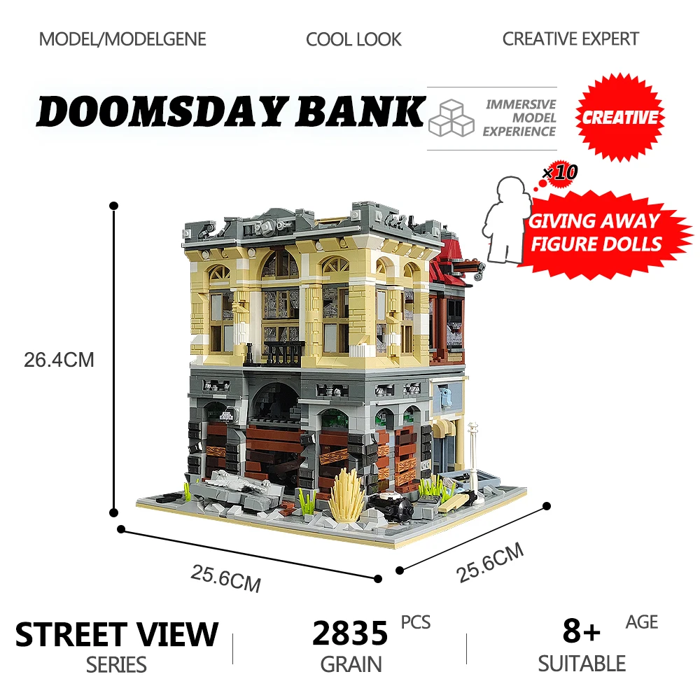 Street-View-The-Doomsday-Bank-Building-Blocks-MOC-Ideas-Assembly-Model ...