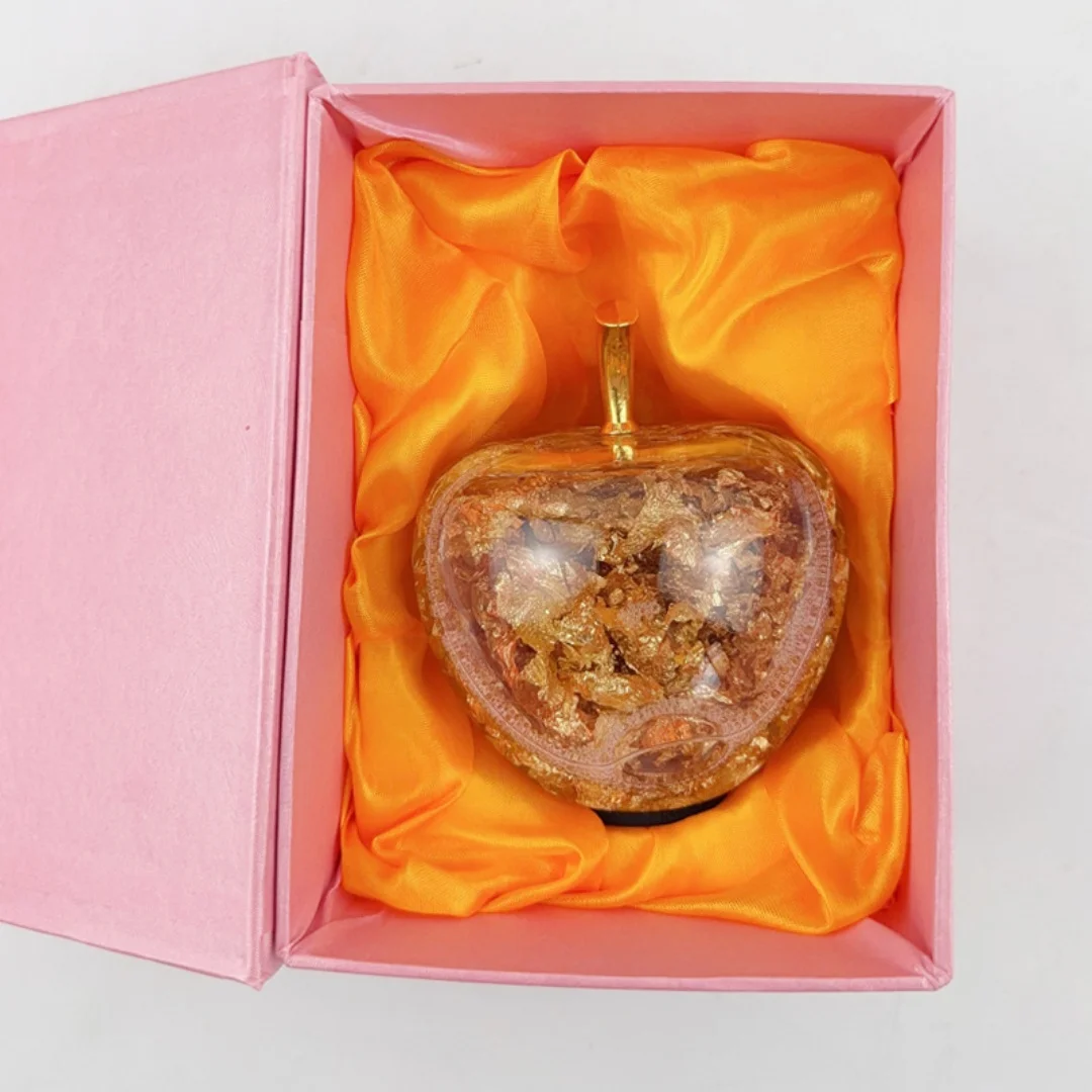 Gold Apple Handicrafts Creative Christmas Eve Gift Decorative Item ...