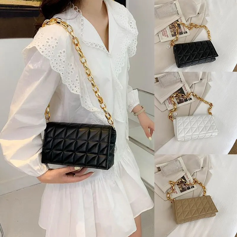 Leisure-Diagonal-Straddle-Women-s-Bag-Lingge-Retro-Underarm-Shoulder ...