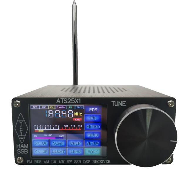 HARDUINO-Receptor de Rádio All Band DSP, 2,4 "Touch Screen, 2,4", Chip ...
