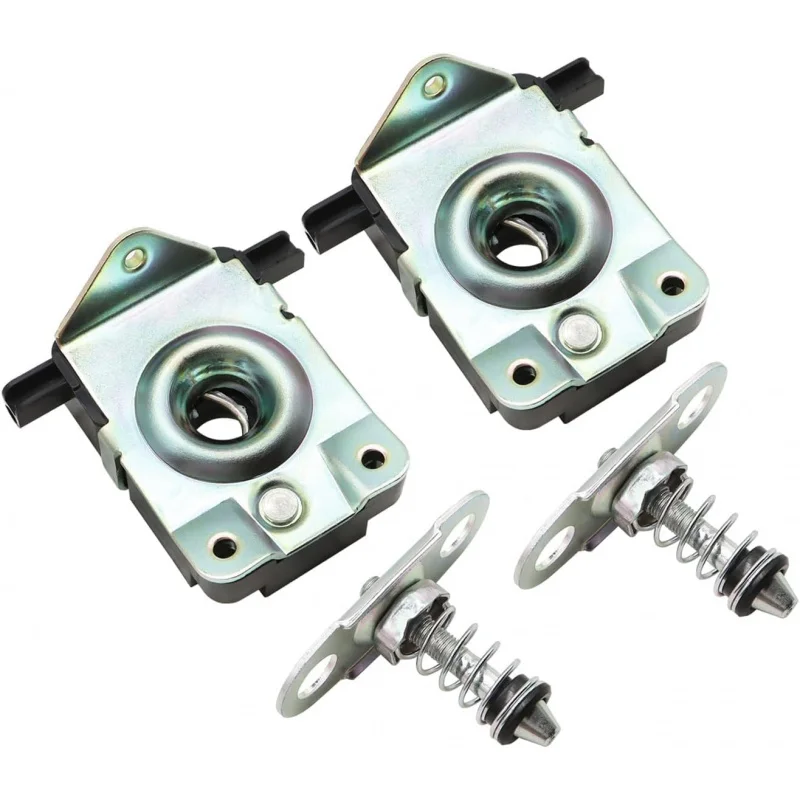 4 PCS Front Lower Hood Latch Lock Assembly for 3 5 Series E46 E39 E52 ...