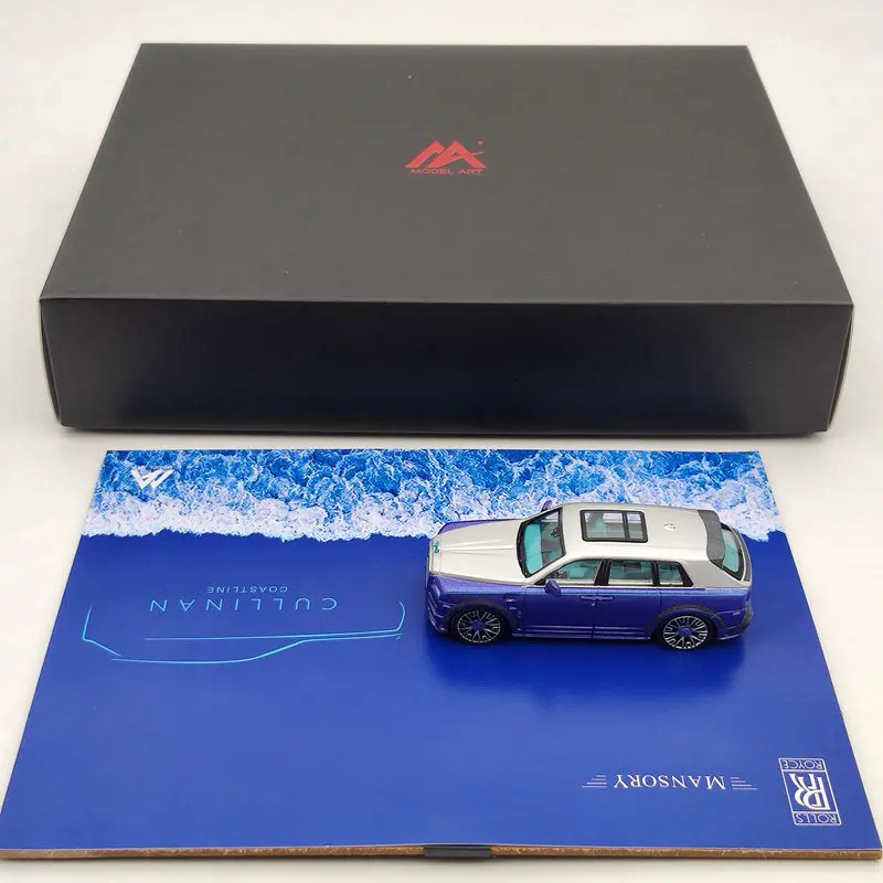 Time-Model-1-64-SUV-for-CULLINAN-Mansory-Blue-w-Figure-Diecast-Car ...