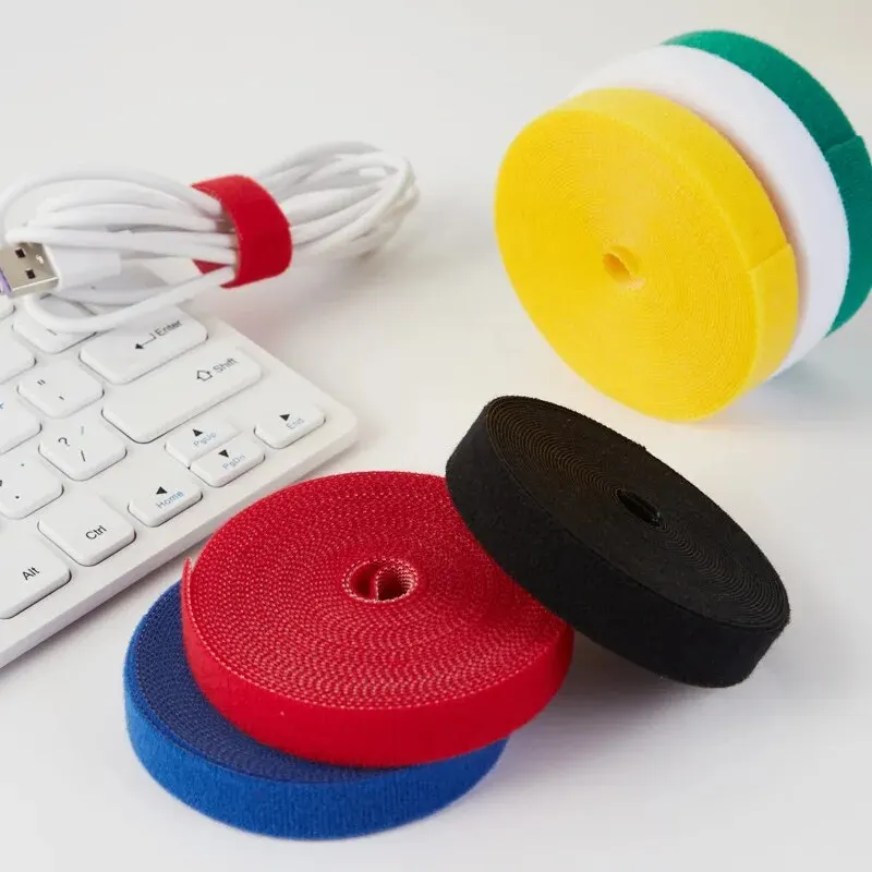Back-To-Back-Velcro-Tape-Colorful-Self-Adhesive-Cable-Storage-Strap ...