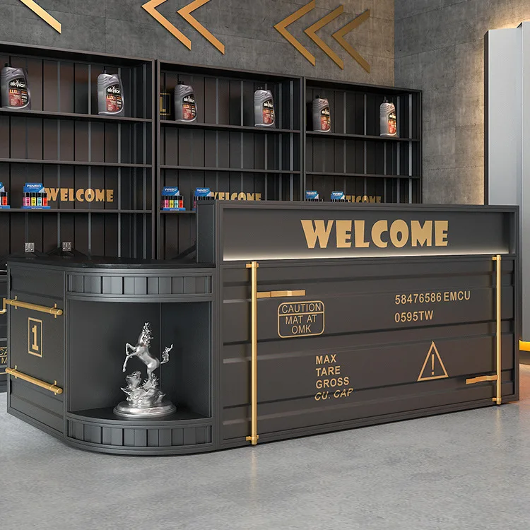Industrial-Style-Retro-Cash-Register-Bar-Counter-Corner-Counter ...