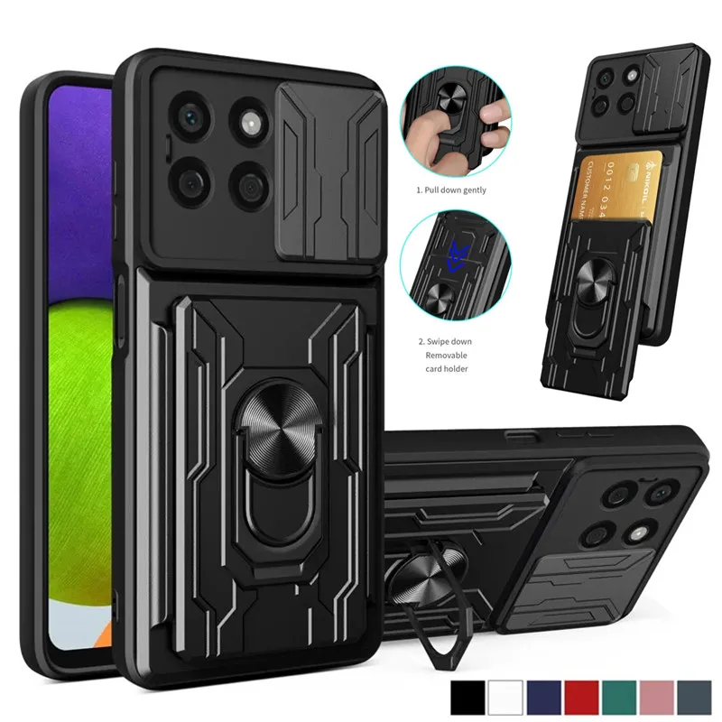 For-Honor-X8b-X7b-5G-Case-Cover-With-Card-Pocket-Ring-Magnetic-Stand ...