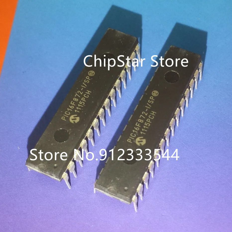 2-50pcs-PIC16F872-I-SP-PIC16F872-DIP28-8Bit-MCU-Flash-PIC16-Family-PIC16F8XX-Series ...