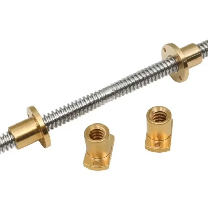 Left and right threaded ball screw T5 T6 T8 T10 T12 T16 T25 T22 T30 T40 ...